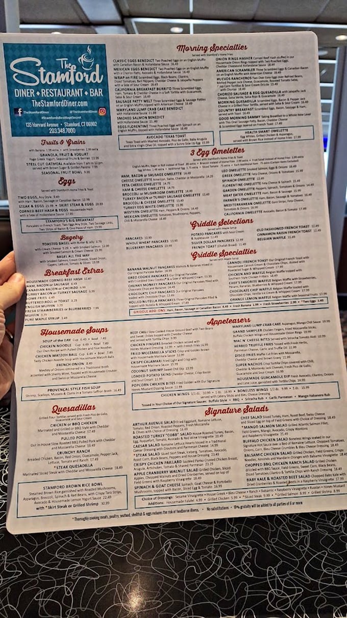 This menu is practically a novel, but don't worry—every page is a bestseller worth reading.