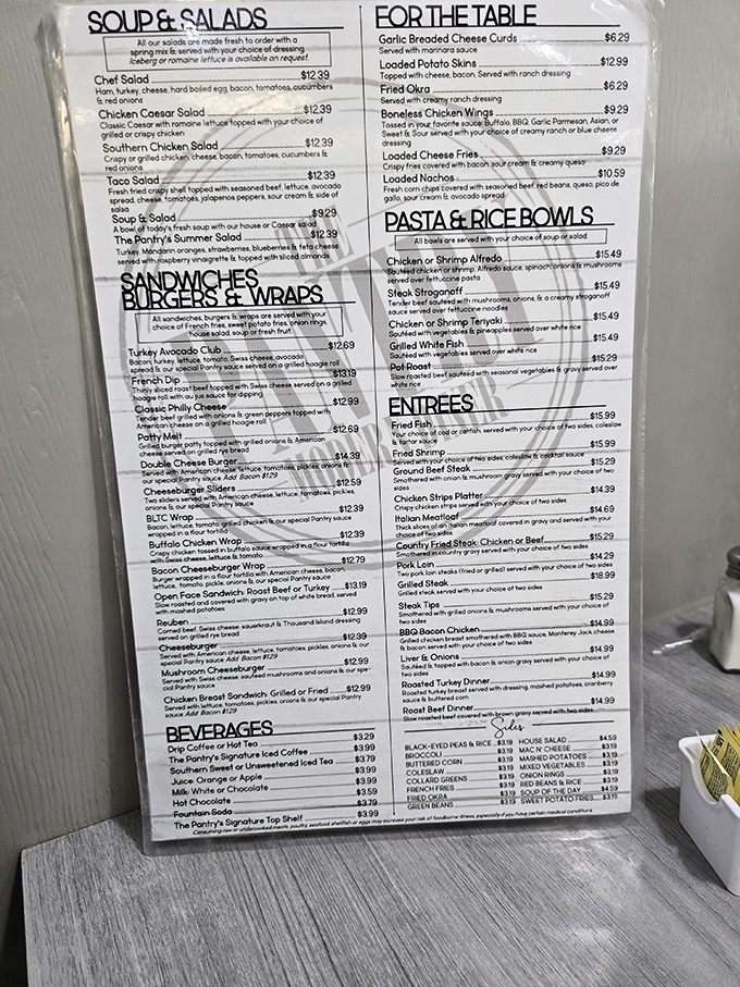 A menu that reads like a love letter to comfort food classics. The hardest part isn't choosing what to eat&mdash;it's figuring out how to try everything.