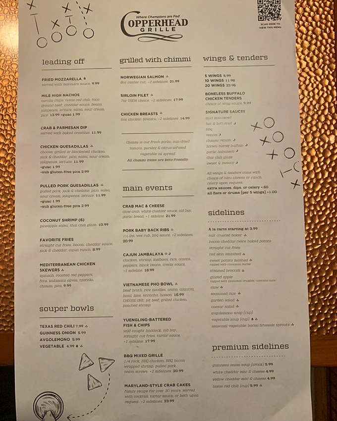 A menu that reads like a love letter to comfort food enthusiasts, with enough variety to satisfy the adventurous and the traditionalists alike.