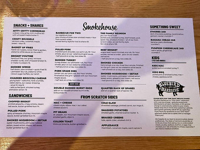 A menu that reads like poetry to meat lovers. From pulled pork to smoked mushroom seitan, Bluebird ensures nobody leaves hungry.