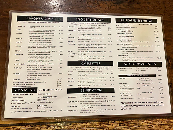 The menu board &ndash; where breakfast dreams are made and diet resolutions go to die. Choose wisely, or better yet, don't choose at all and order everything.