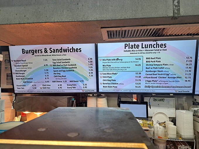 Plate lunch paradise mapped out in all its glory &ndash; decisions this important shouldn't be rushed.