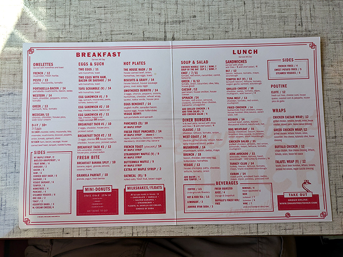 A menu that doesn't need fancy fonts or pretentious descriptions&mdash;just honest food that makes you wonder why you ever bothered with avocado toast. 