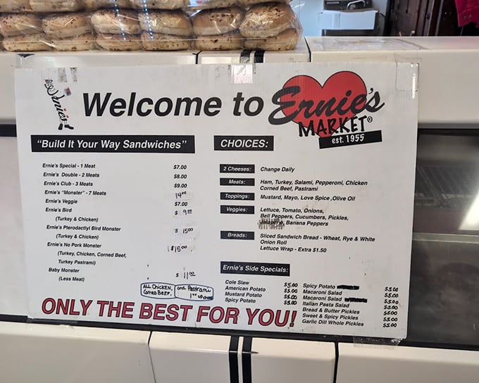 "Only the best for you!" isn't just a slogan—it's the Ernie's Market philosophy in five perfect words.