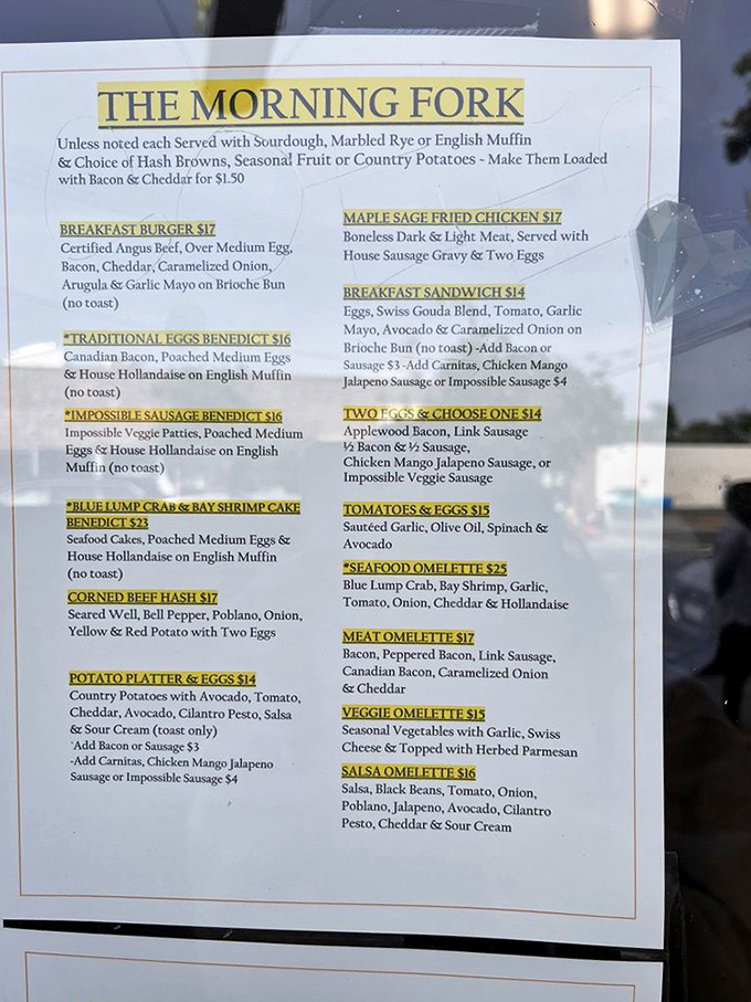 The menu reads like breakfast poetry&mdash;benedicts, burgers, and burritos that make you wonder why you ever settled for cereal on weekday mornings.