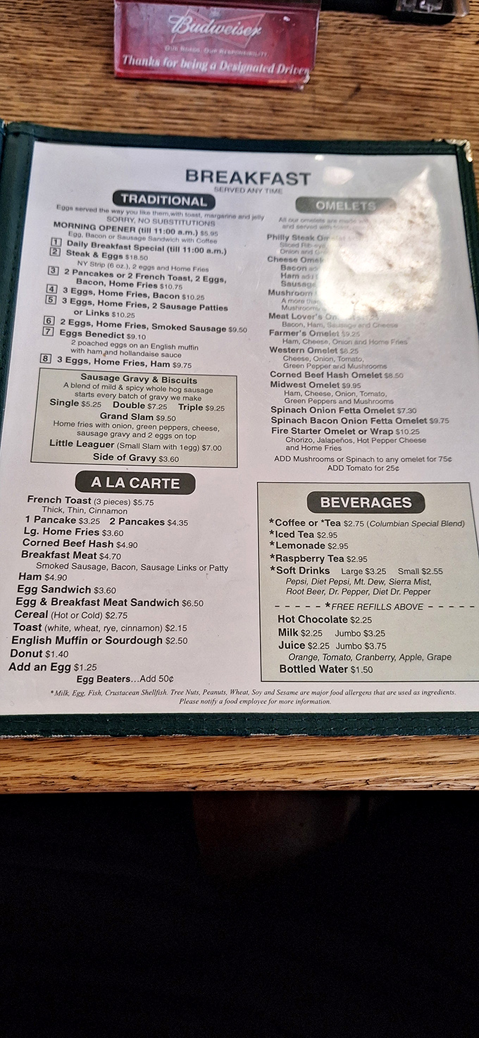 The breakfast menu reads like a love letter to morning classics. No molecular gastronomy here&mdash;just honest food that would make your grandmother nod in approval.