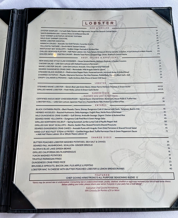 A menu that reads like seafood poetry &ndash; from oyster samplers to butter-poached lobster mashed potatoes. Decision paralysis has never been so delicious.