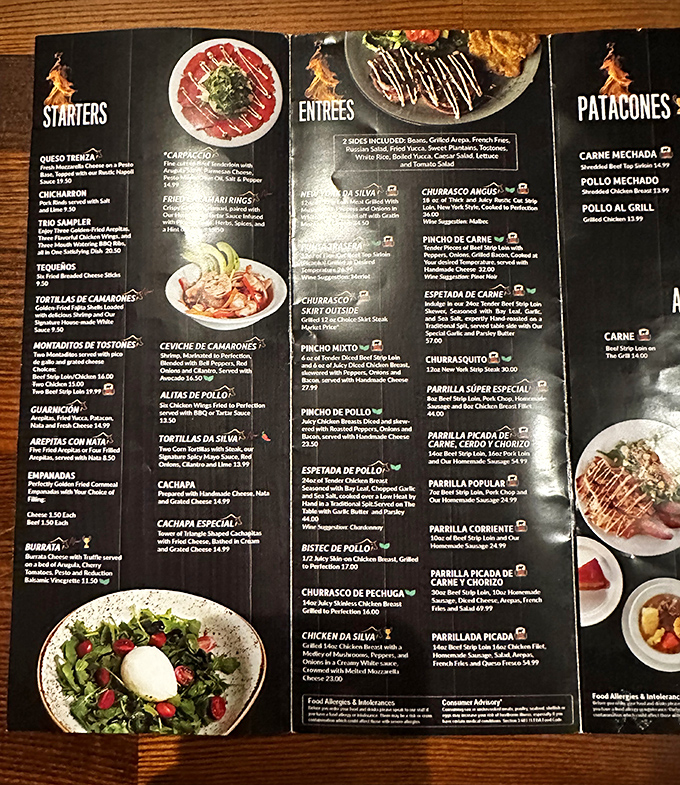 A menu that reads like a love letter to carnivores. Each description promises a journey that your taste buds will write home about.