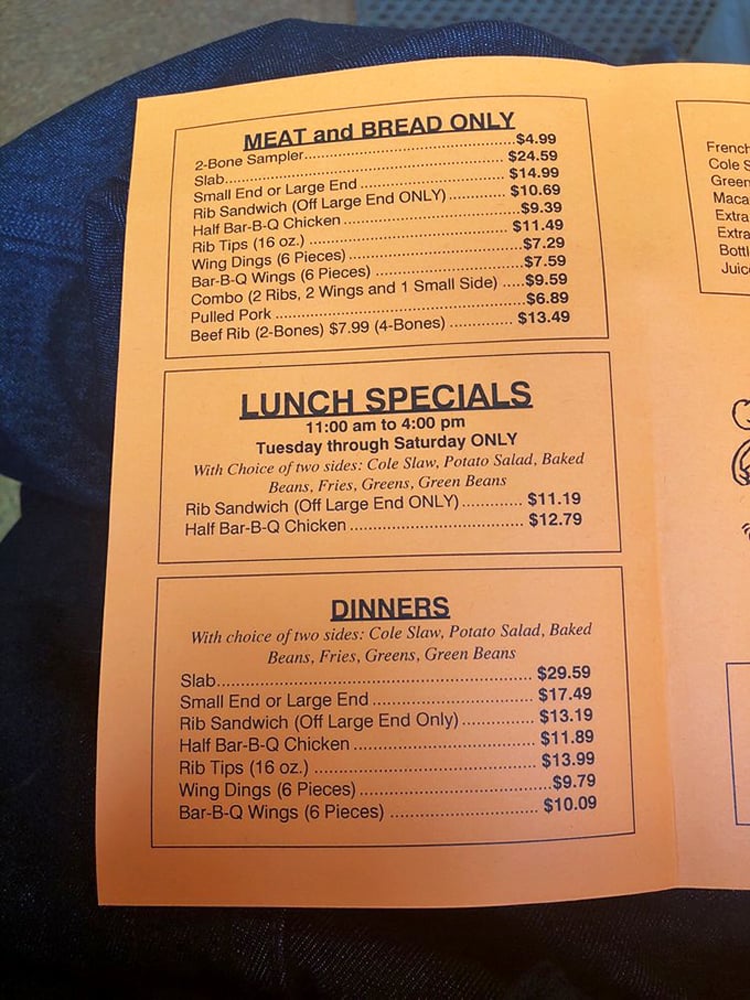 This menu isn't just a list of options; it's a roadmap to happiness with prices that won't require a second mortgage.