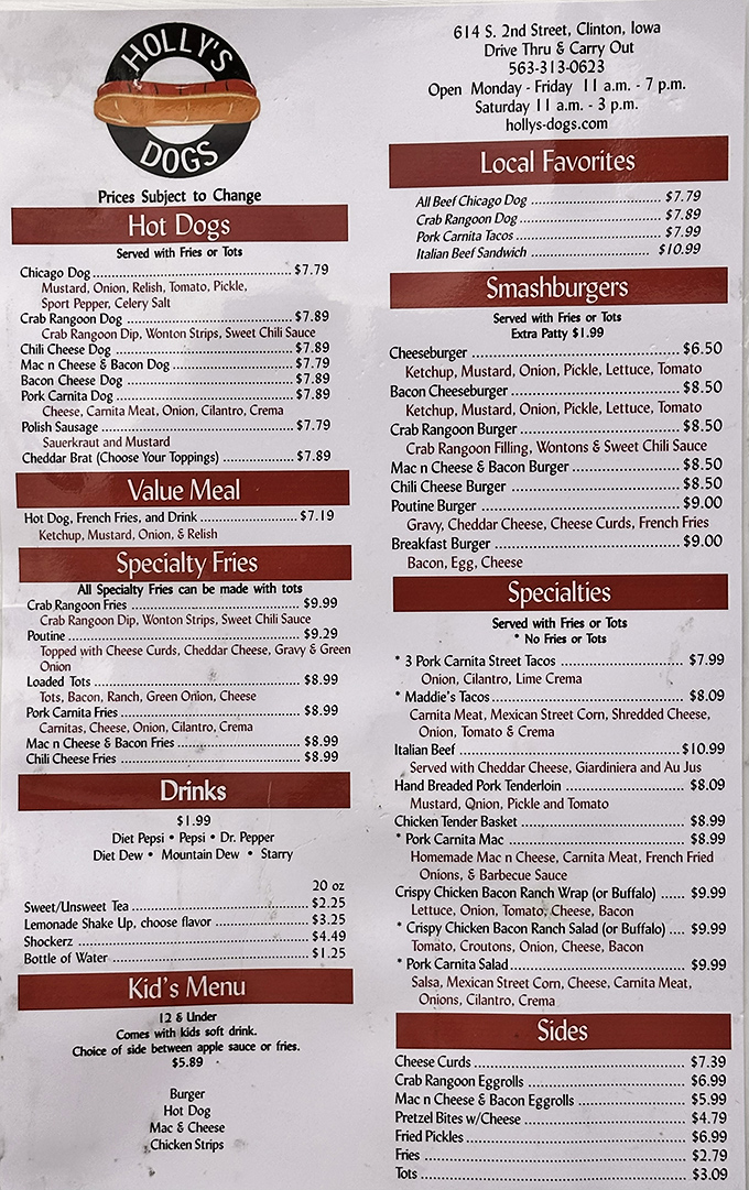 Menu magic that'll make decision-making the hardest part of your visit. The Crab Rangoon options alone deserve their own zip code!