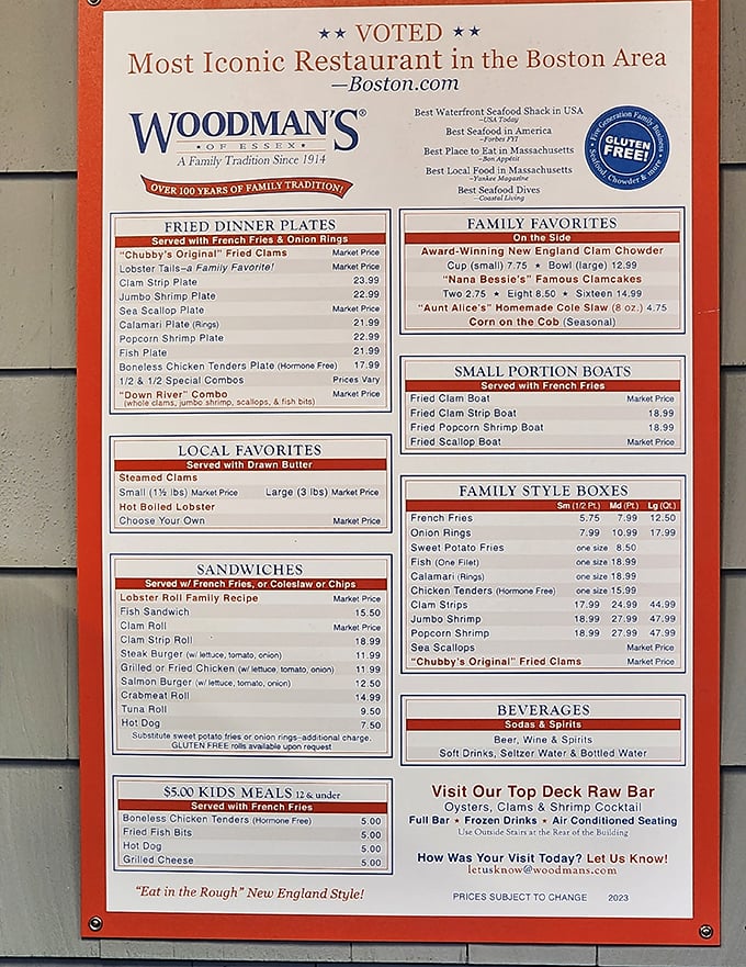 The menu board&mdash;a roadmap to happiness. Like choosing between vacation destinations, except every choice leads to deliciousness.