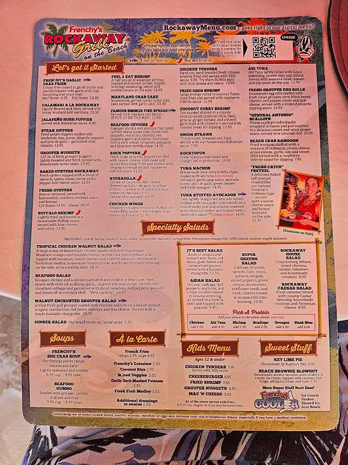 The menu reads like a love letter to the Gulf of Mexico, with grouper playing the starring role in this seafood romance.