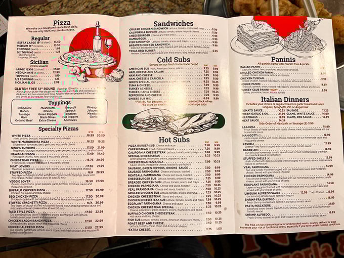 This menu isn't just a list of food&mdash;it's a roadmap to happiness. Each item promises a different kind of joy.