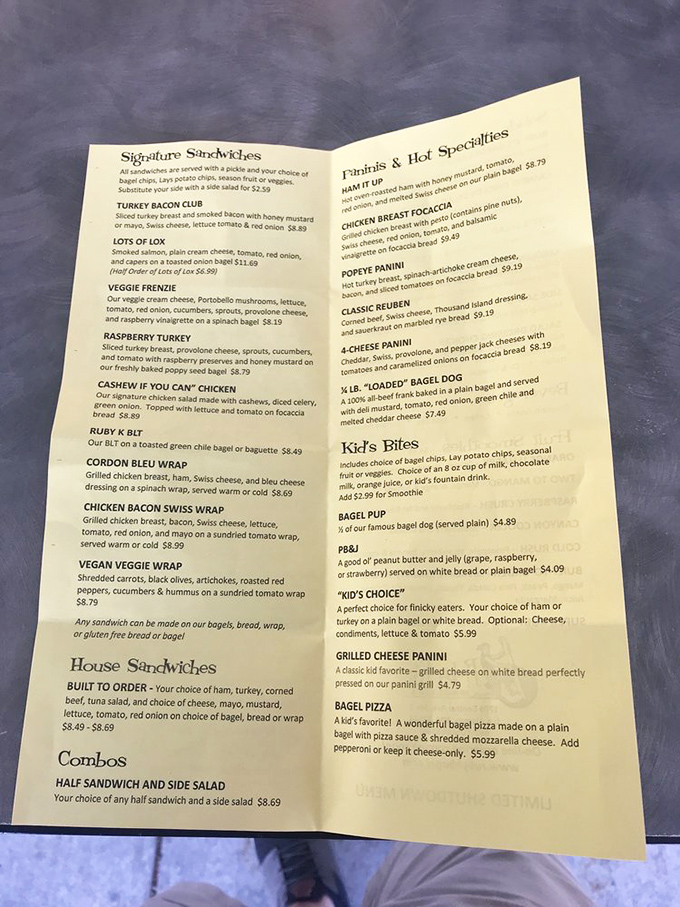 This menu isn't just a list&mdash;it's a roadmap to happiness. The "Raspberry Turkey" alone is worth the drive to Los Alamos. 