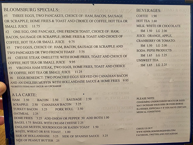 The menu reads like a greatest hits album of American breakfast classics &ndash; no avocado toast revolution has disrupted this timeless lineup.