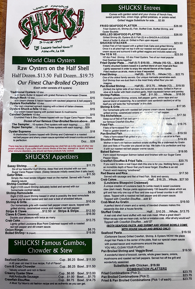 Reading this menu is like getting a love letter from the Gulf&mdash;each dish a promise that seafood dreams really do come true.