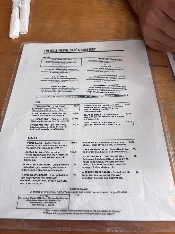 The menu reads like a love letter to Southern cuisine with unexpected twists that'll make your taste buds dance.