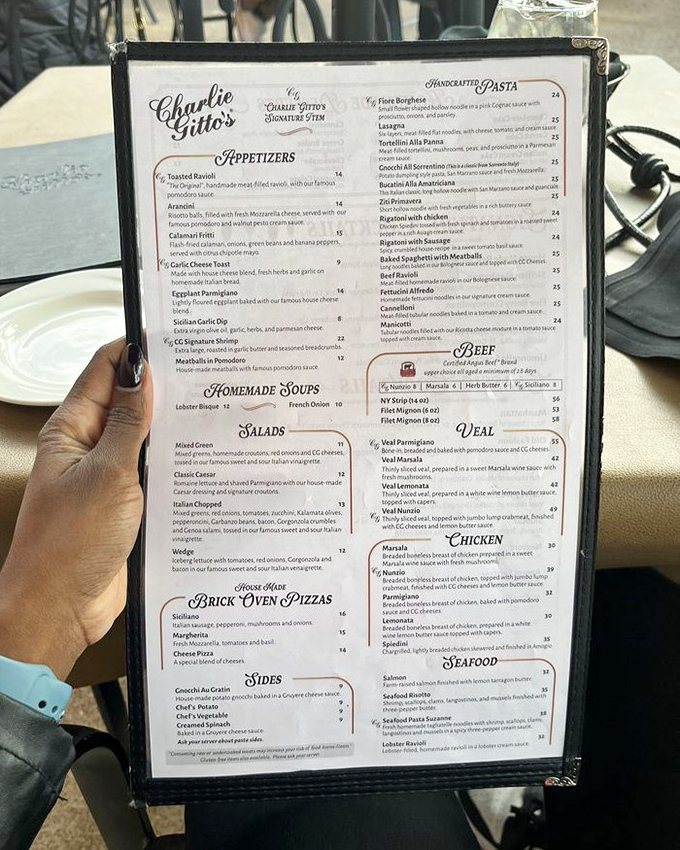 This menu isn't just a list of dishes&mdash;it's a roadmap to happiness where every path leads to something delicious.