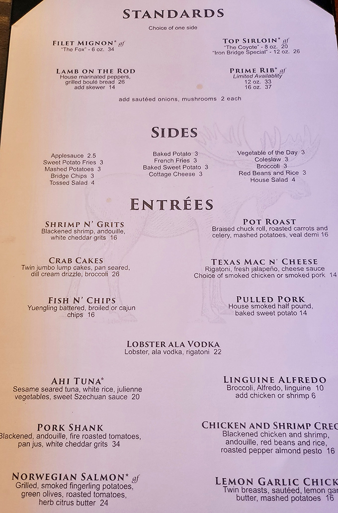 A menu that reads like a love letter to comfort food classics. The hardest relationship you'll have today is choosing just one dish.