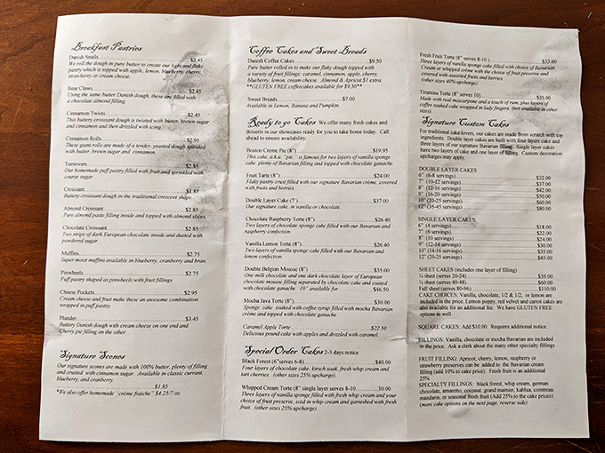 This menu isn't just a list&mdash;it's a passport to Dutch culinary heritage with every specialty carefully preserved and presented.