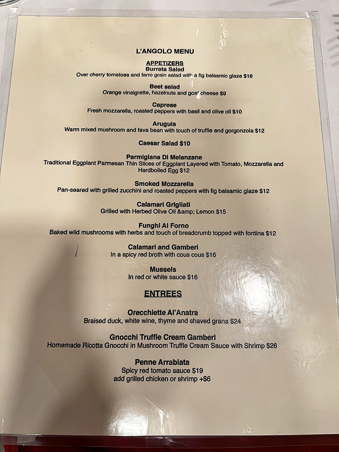 A menu that reads like poetry. Each dish description makes your stomach growl in anticipation while your brain tries to decide which masterpiece to choose.