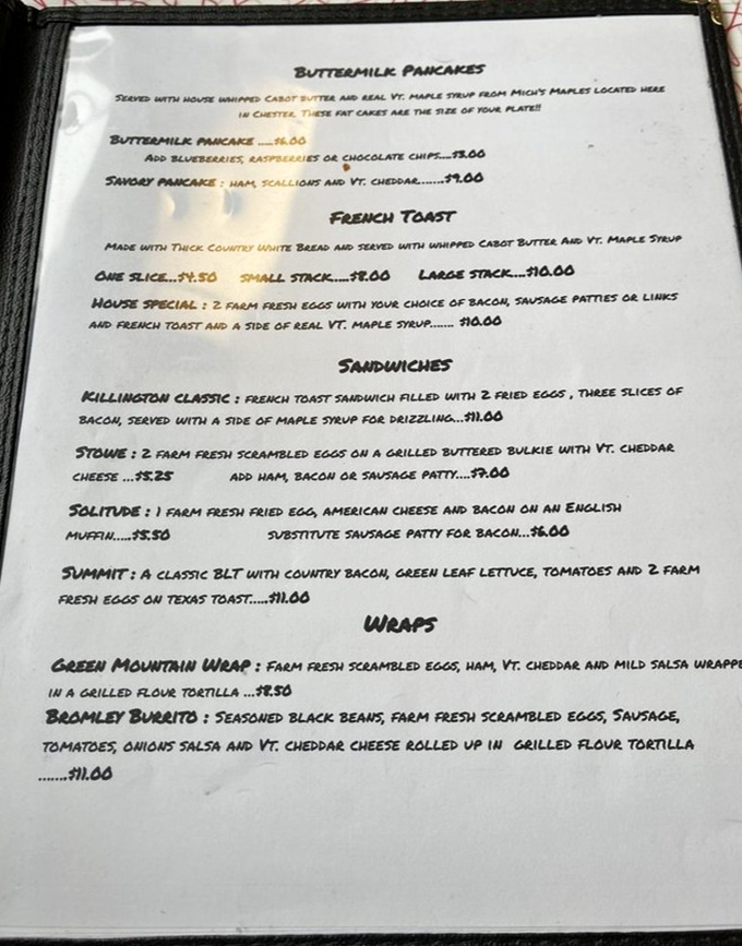 A menu that reads like poetry to the hungry traveler. Those buttermilk pancakes with house-whipped carrot butter might just change your life.