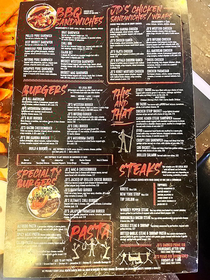 This menu isn't just a list of options&mdash;it's a roadmap to happiness with pulled pork as the destination and plenty of delicious detours along the way.