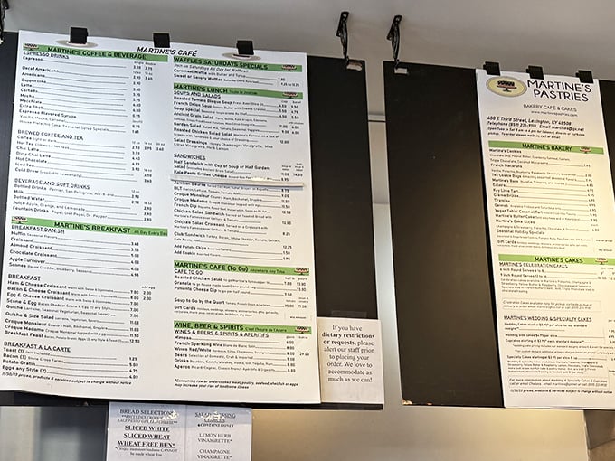 The menu board &ndash; a roadmap to happiness that somehow transforms indecision into the world's most delightful problem to have.