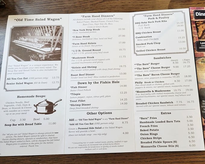 A menu that doesn't need fancy fonts or pretentious descriptions&mdash;just honest food that makes you want to loosen your belt before you even order.