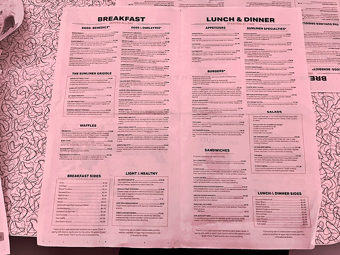This isn't just a menu&mdash;it's a roadmap to happiness with breakfast served all day, because pancakes at 4pm is the definition of freedom.