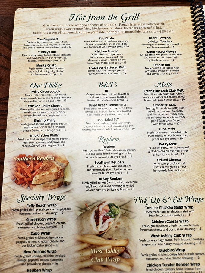 When a menu requires this much reading, you know you're in for some serious decision-making and delicious consequences.