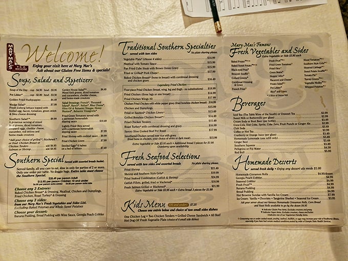 This menu isn't just a list of dishes&mdash;it's a historical document, a Southern manifesto of flavor that demands to be studied.