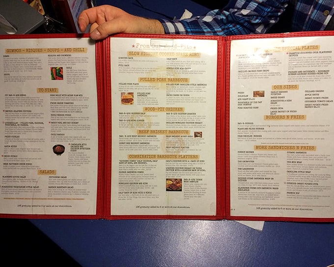 The menu at Grumpy's reads like a love letter to smoked meat enthusiasts. Decision paralysis has never been so delicious.