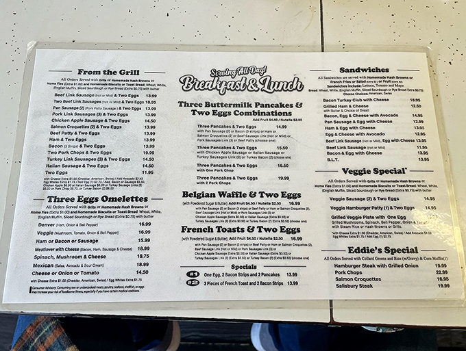 A menu of breakfast classics that doesn't need fancy descriptions or trendy ingredients&mdash;just honest food that satisfies the soul.