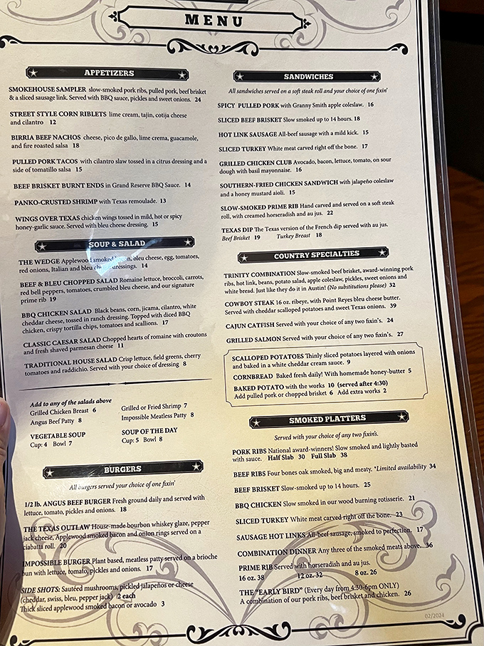 This menu isn't just a list of food&mdash;it's a roadmap to happiness. The Trinity Combination alone is worth the pilgrimage.