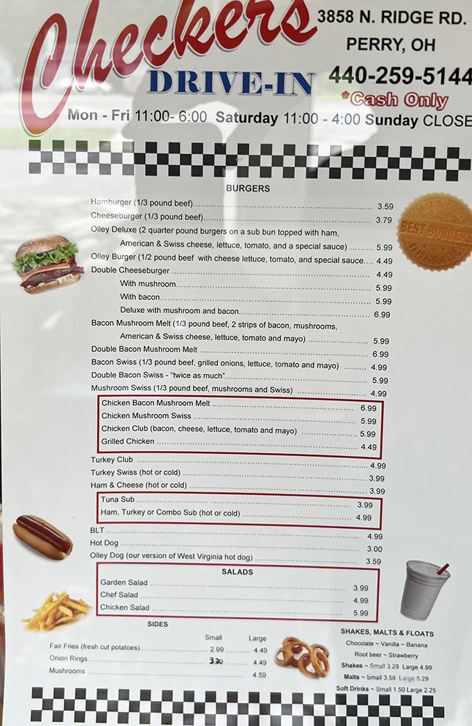 A menu that doesn't need fancy descriptions or trendy ingredients&mdash;just honest food that speaks for itself.