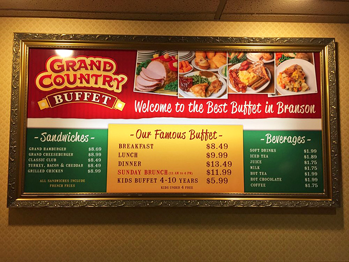 The menu board tells the whole delicious story&mdash;breakfast, lunch, dinner, and Sunday brunch, all promising to test the limits of your waistband.