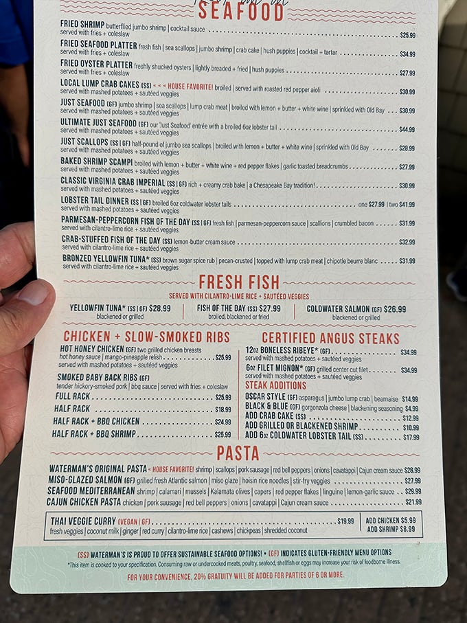 A menu that reads like a love letter to the ocean. The hardest part isn't choosing what to eat&mdash;it's limiting how many dishes you order.