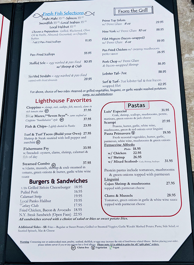 The menu reads like a love letter to the ocean &ndash; each dish promising a different kind of maritime romance.