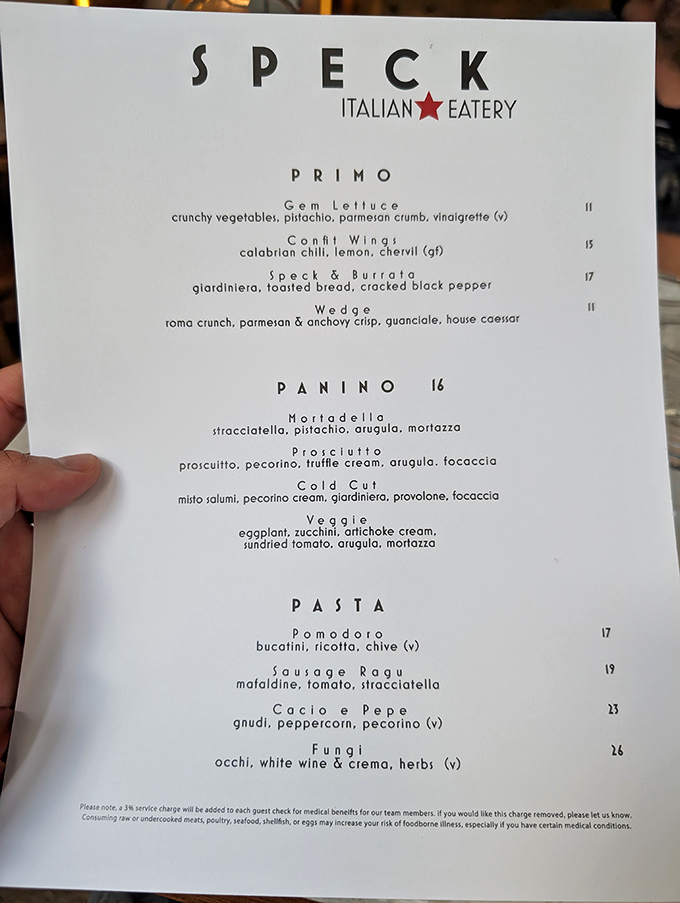 A menu that speaks volumes with few words—each dish description reads like a haiku of flavor possibilities waiting to unfold on your plate.