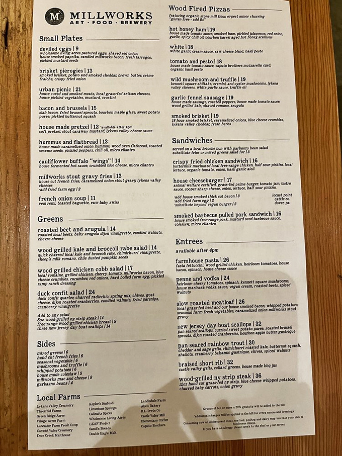This menu isn't just a list of dishes&mdash;it's a love letter to Pennsylvania's farms, with each item telling a delicious story of local ingredients.