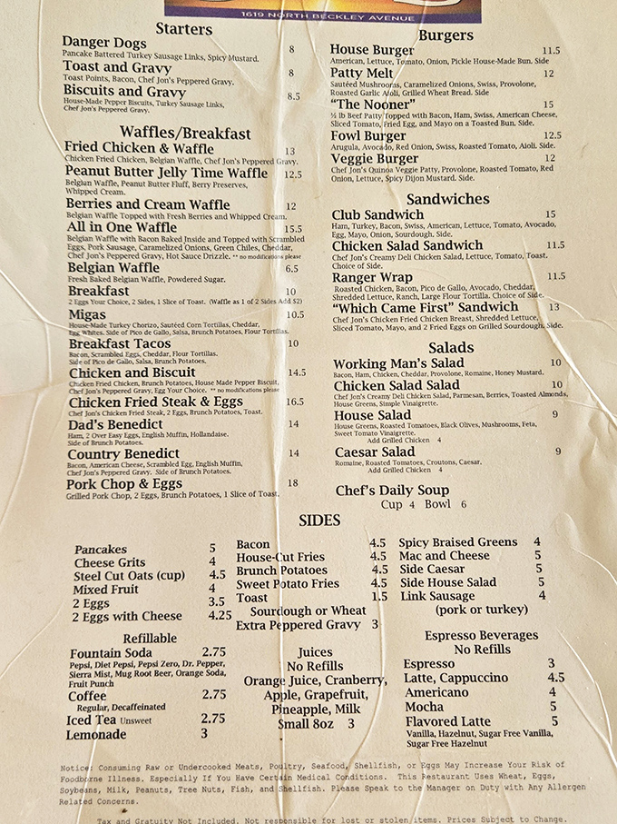 A menu that reads like a love letter to American comfort food, with plot twists your taste buds won't see coming.