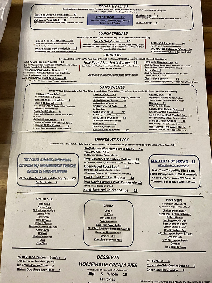 The menu reads like a love letter to comfort food &ndash; each description promising a plate of happiness.