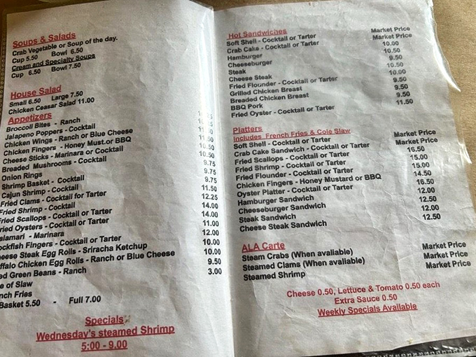 The menu reads like a love letter to the Delaware River &ndash; straightforward, unpretentious, and focused on what matters: seriously good seafood.