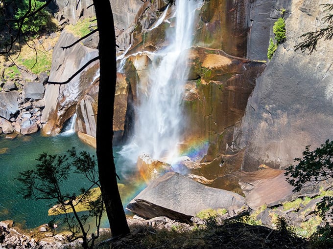 That emerald pool looks inviting, but trust me&mdash;it's nature's version of "look but don't touch." The current here means business.