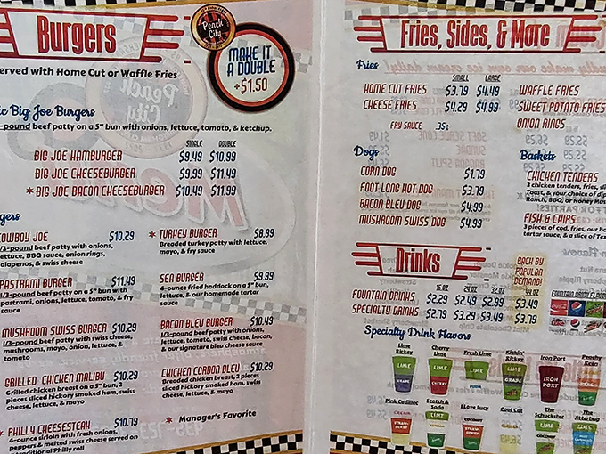 The menu at Peach City reads like a greatest hits album of American comfort food &ndash; no pretension, just classics that have earned their place in the culinary hall of fame.