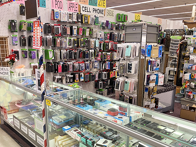 Phone case paradise! More options than there are crabs in the Chesapeake, and each one waiting to dress your digital sidekick.