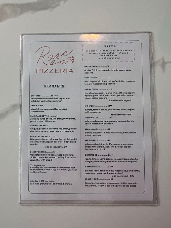 The menu reads like a love letter to Italian simplicity – no "make your own" nonsense here, just thoughtfully crafted combinations that respect tradition while embracing California's bounty.