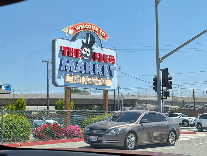 That cheerful flea with the top hat has welcomed generations of bargain hunters to this sprawling shopping wonderland.