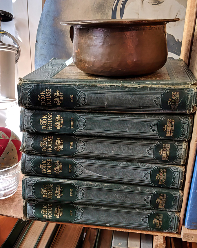 Six matching volumes of "Book House" prove that some collections were meant to stay together, like the Brady Bunch.